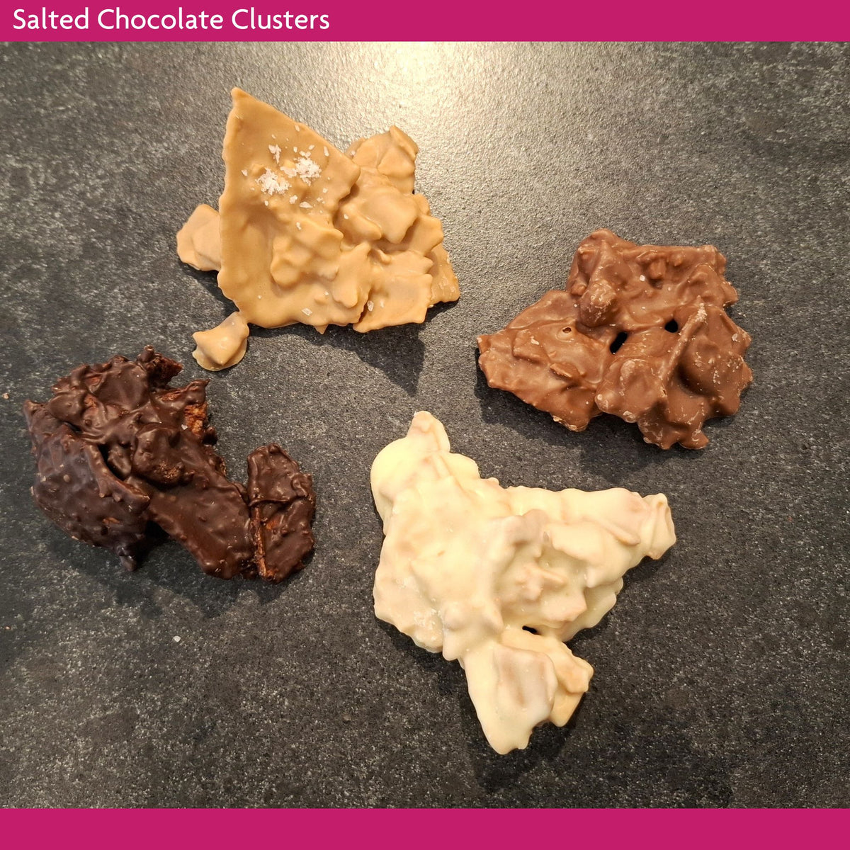 Salted Chocolate Cluster Heaven– Cocoa Rouge