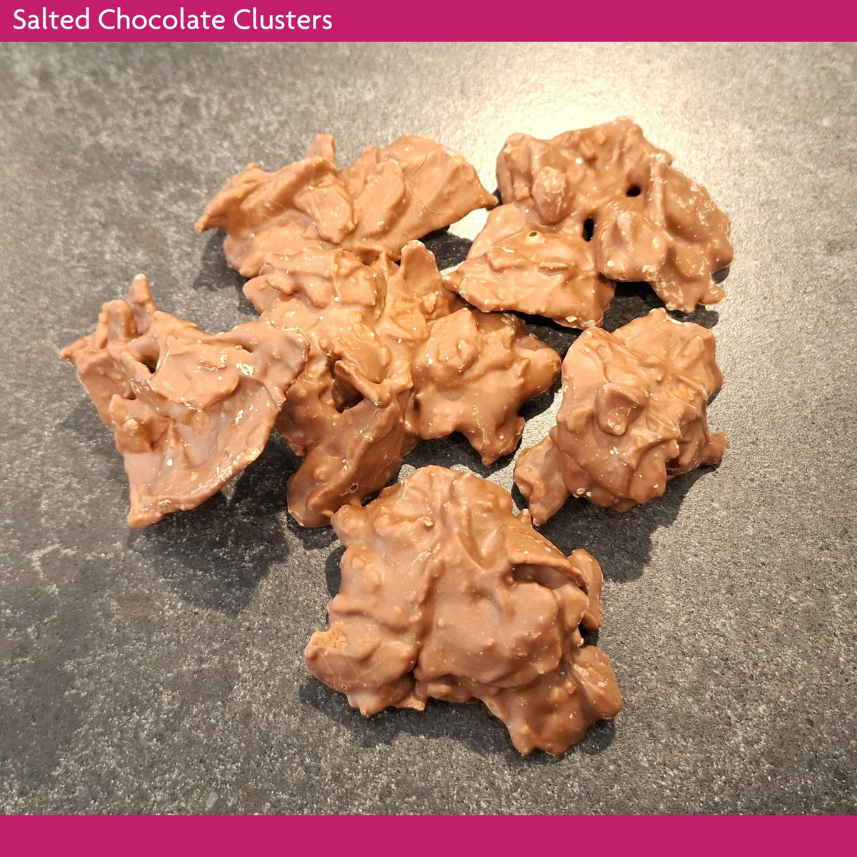 Salted Milk Chocolate Clusters– Cocoa Rouge