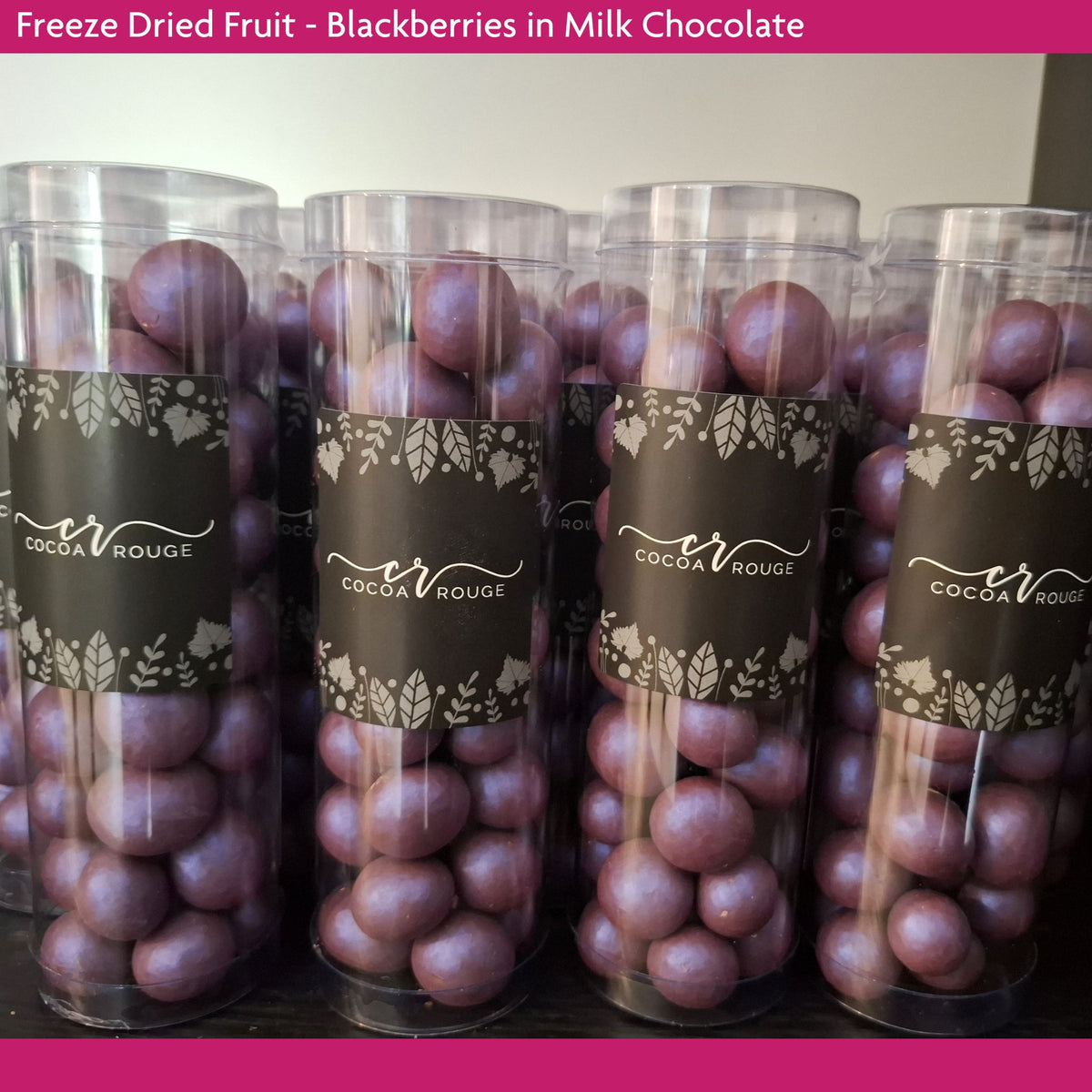 Blackberries in Milk Chocolate– Cocoa Rouge
